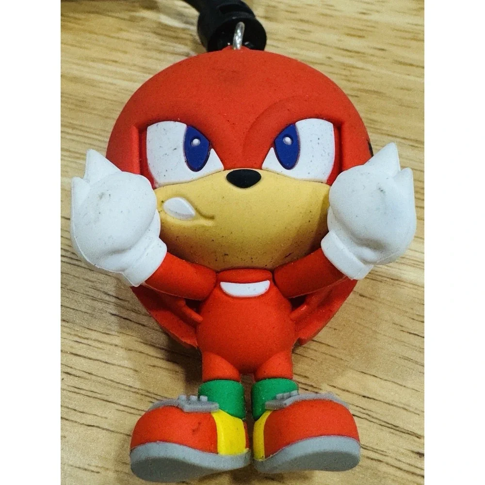 The Unbranded Brand | Toys | Sonic Knuckles Keychain Sega Rubber Charm ...